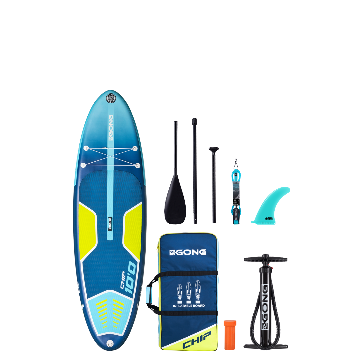 Pack SUP Inflatable Chip Blue 10'0 Occasion 9412 – GONG Galaxy